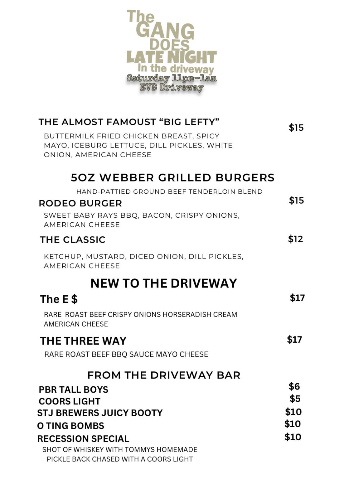 New Late Night Food Option - ExploreSTJ.com