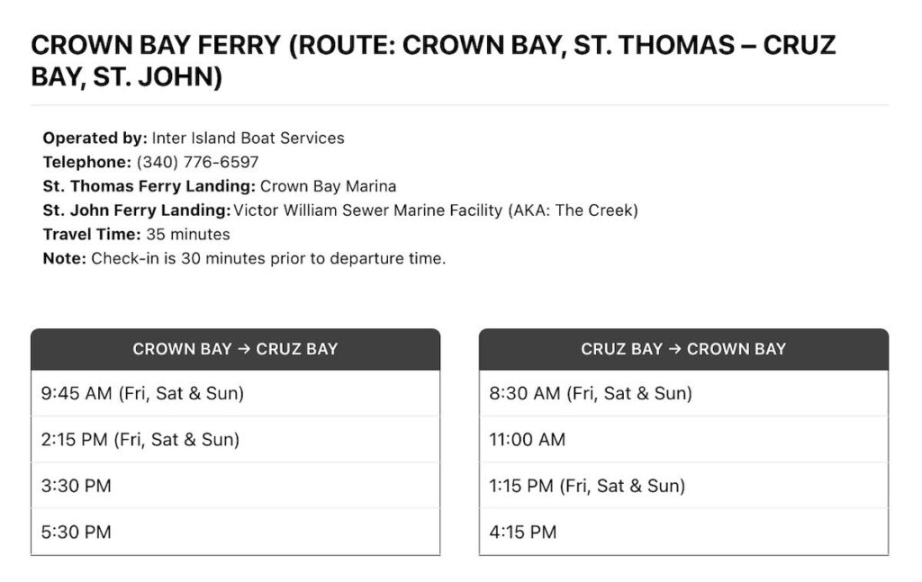How to Get to St. John - ExploreSTJ.com