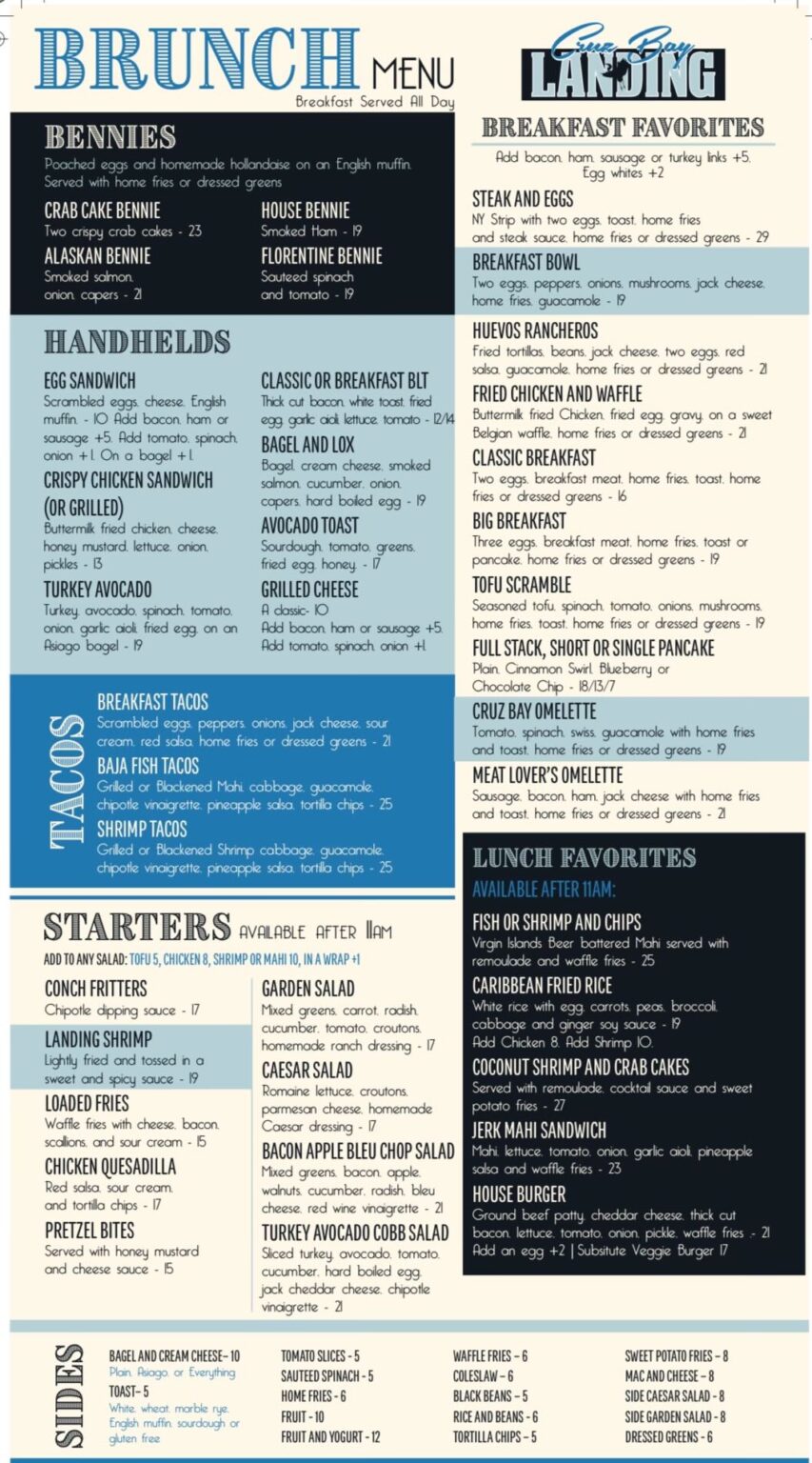 New Off-Season Offering: All Day Brunch! - ExploreSTJ.com